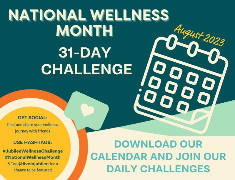 Join Jubilee's 31-Day Challenge for National Wellness Month