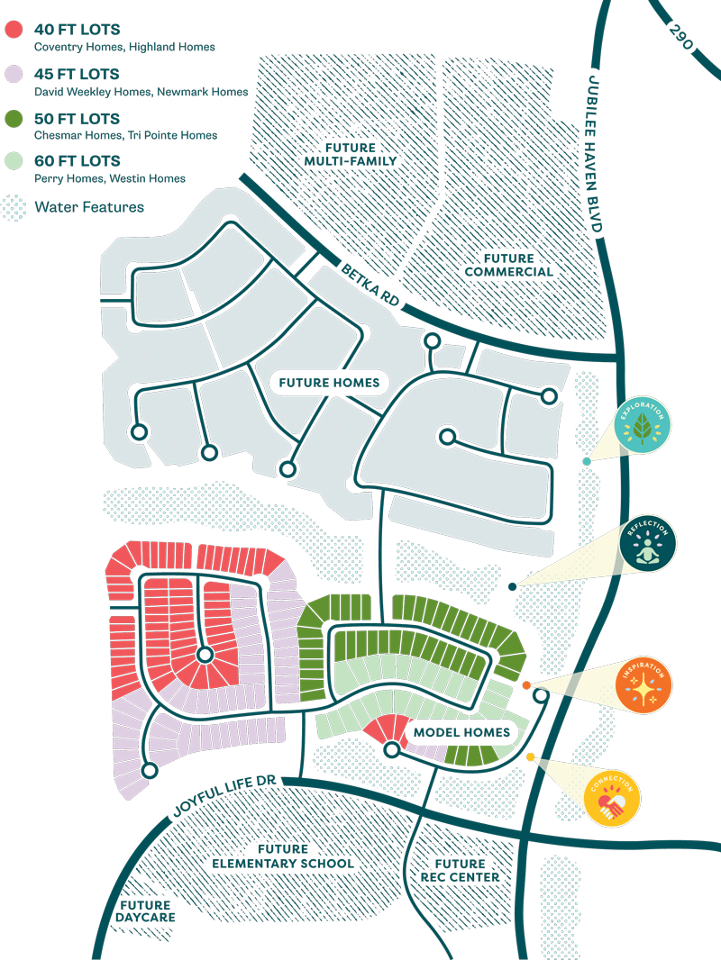 Home Builders in Hockley, TX and New Homes For Sale at Jubilee
